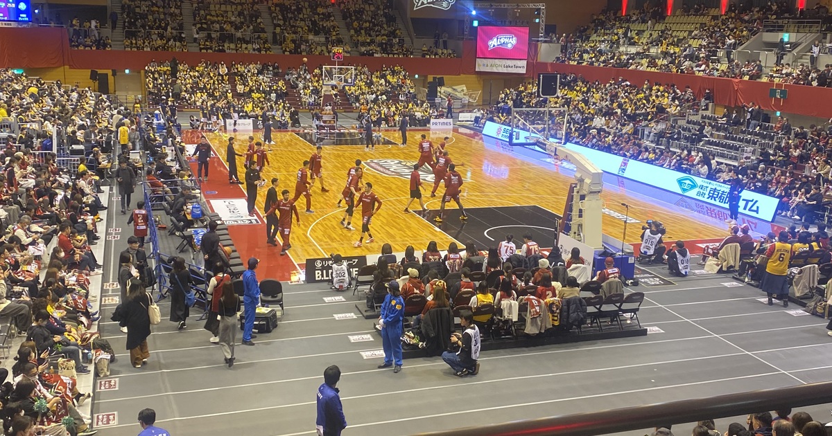 越谷アルファーズの試合観戦♪ | 越谷の人気美容室liageはお得な情報が載ったブログを公開中