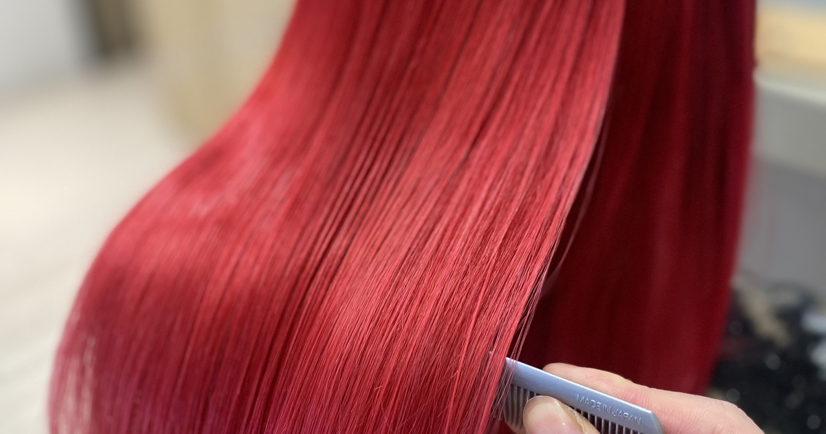 レッドカラー♪ | 越谷の人気美容室liageはお得な情報が載ったブログを公開中